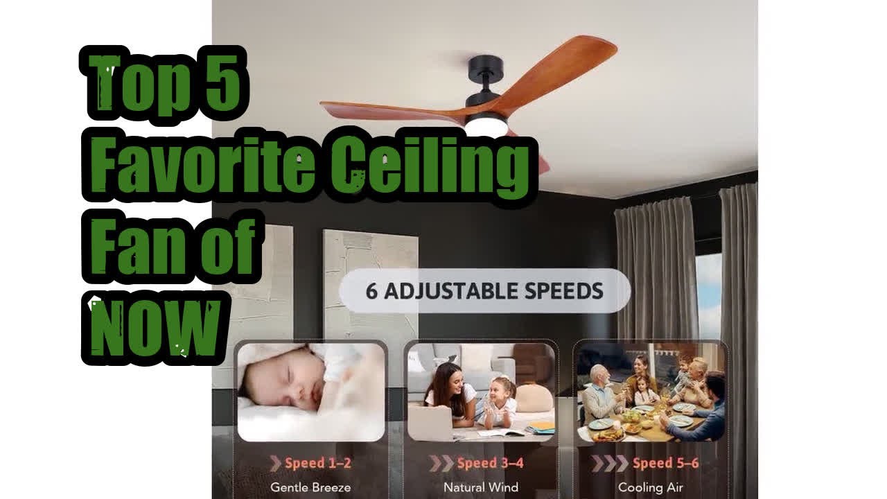 Top 5 Favorite Ceiling Fan of NOW - YouTube