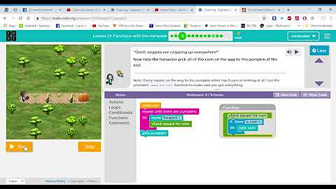 code.org lesson#21 - YouTube