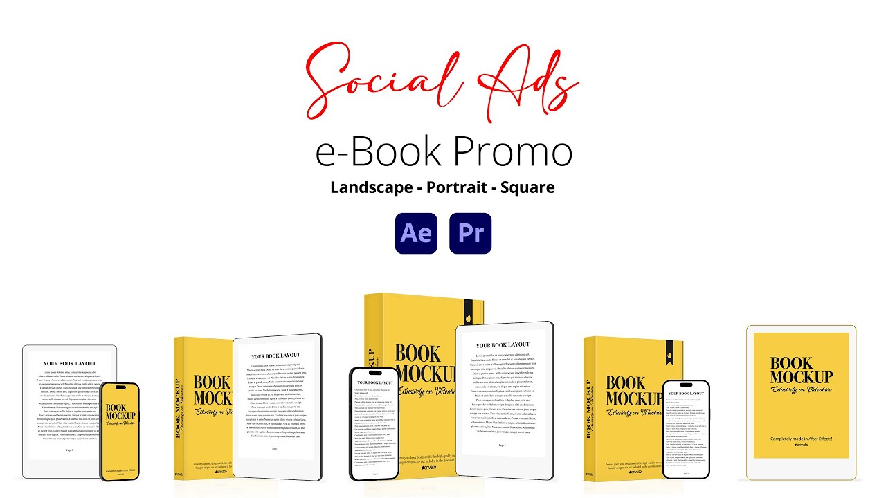 e-Book Promo Social Ads - Premiere Pro Tutorial - YouTube