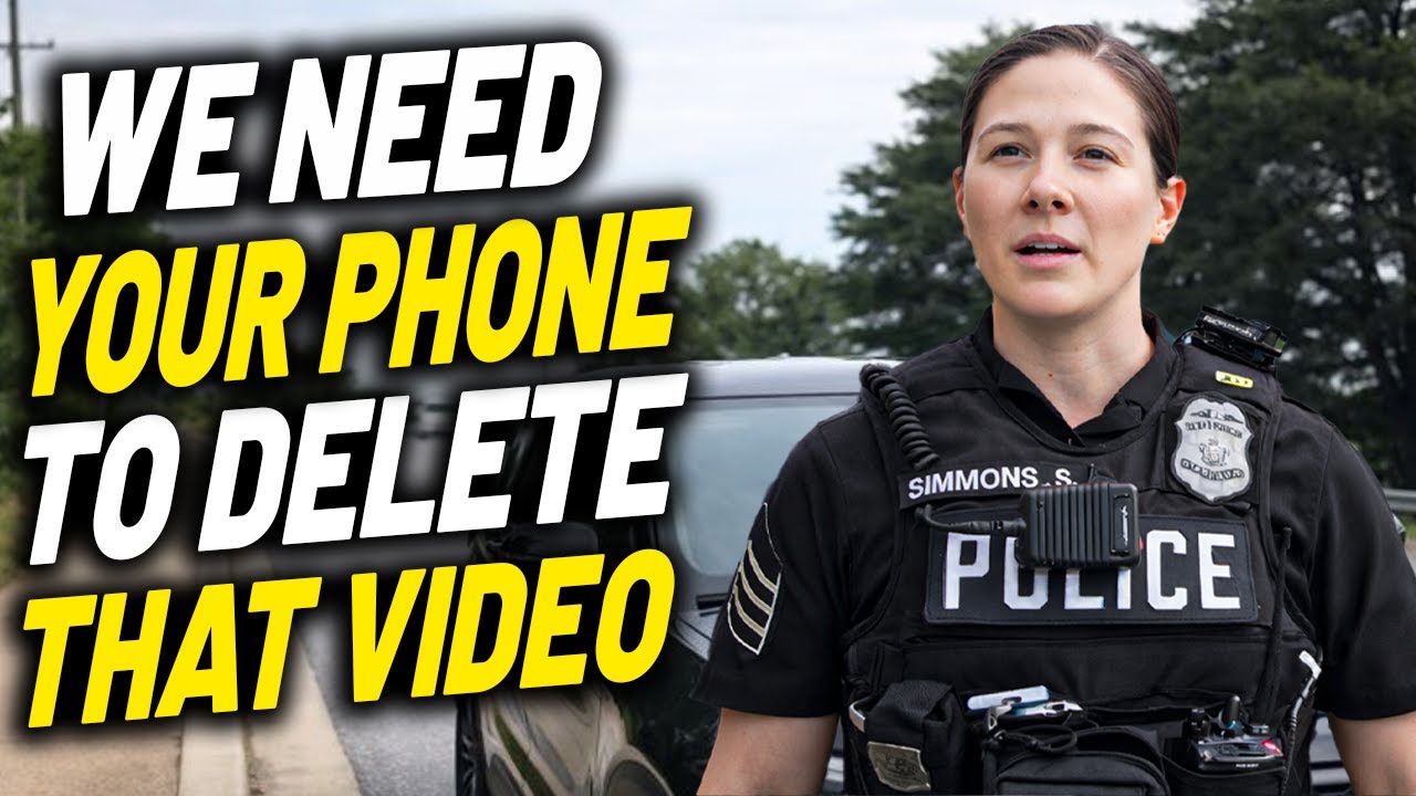 Officer Loses Control, Gets OWNED & Dismissed — “DELETE THE VIDEO ...