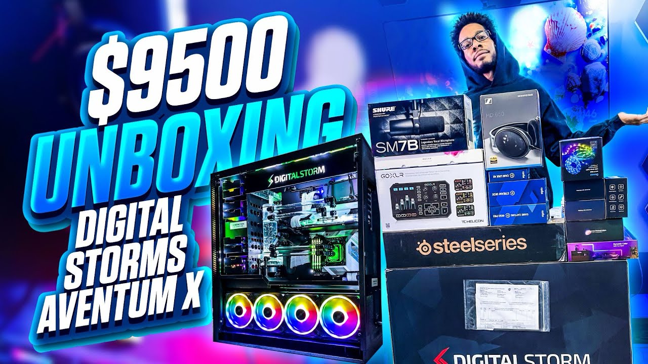 UNBOXING : Digital Storms Aventum X $9500 Custom PC Build - YouTube
