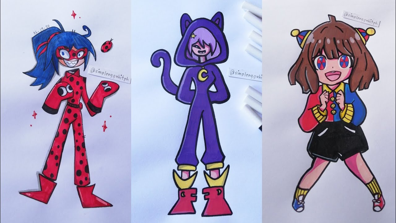 Drawing Compilation | Simpleng Guhit PH - YouTube