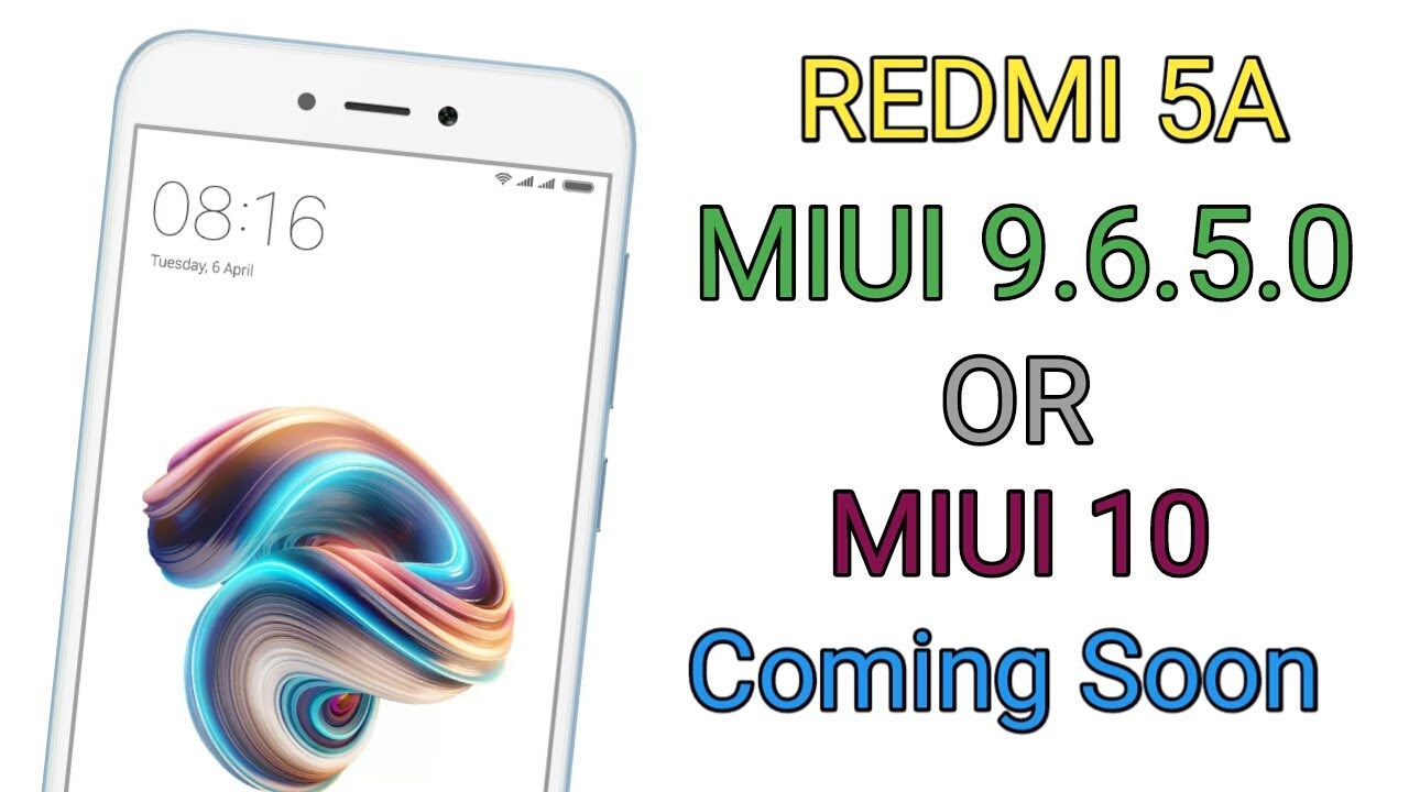 Redmi 5A MIUI 9.6.5.0 Or MIUI 10 Stable Update Coming Soon - YouTube