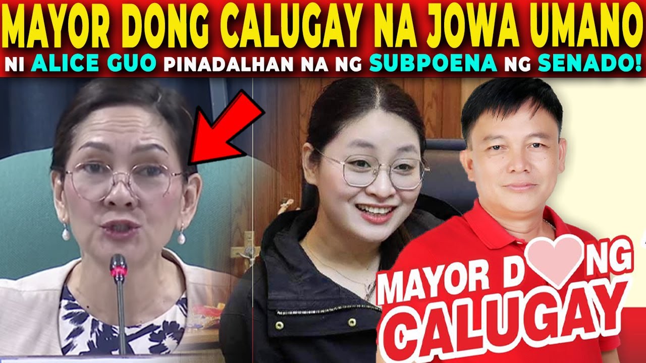 🔴 MAYOR DONG CALUGAY na JOWA umano ni ALICE GUO pinadalhan na ng ...