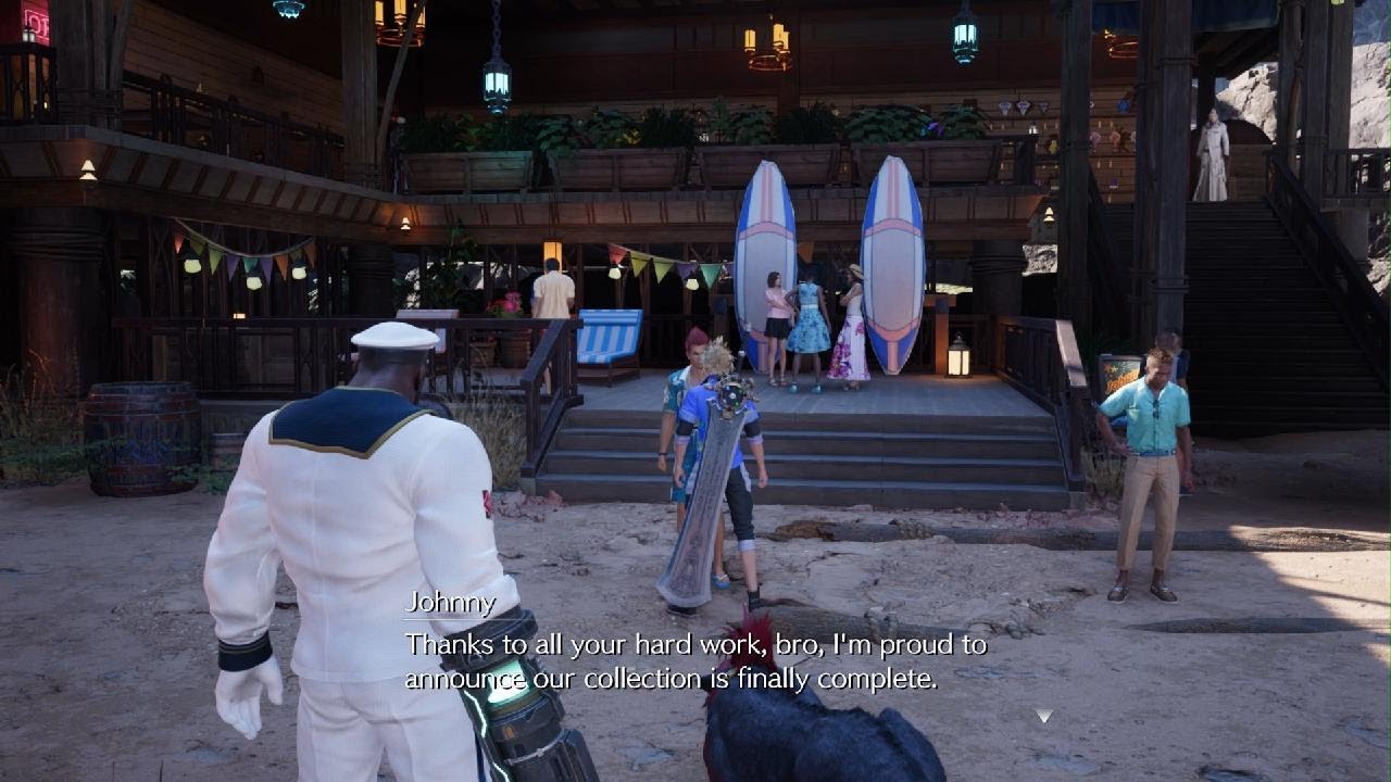 FINAL FANTASY VII REBIRTH - Johnny Special Celebration For 7 Star Hotel ...