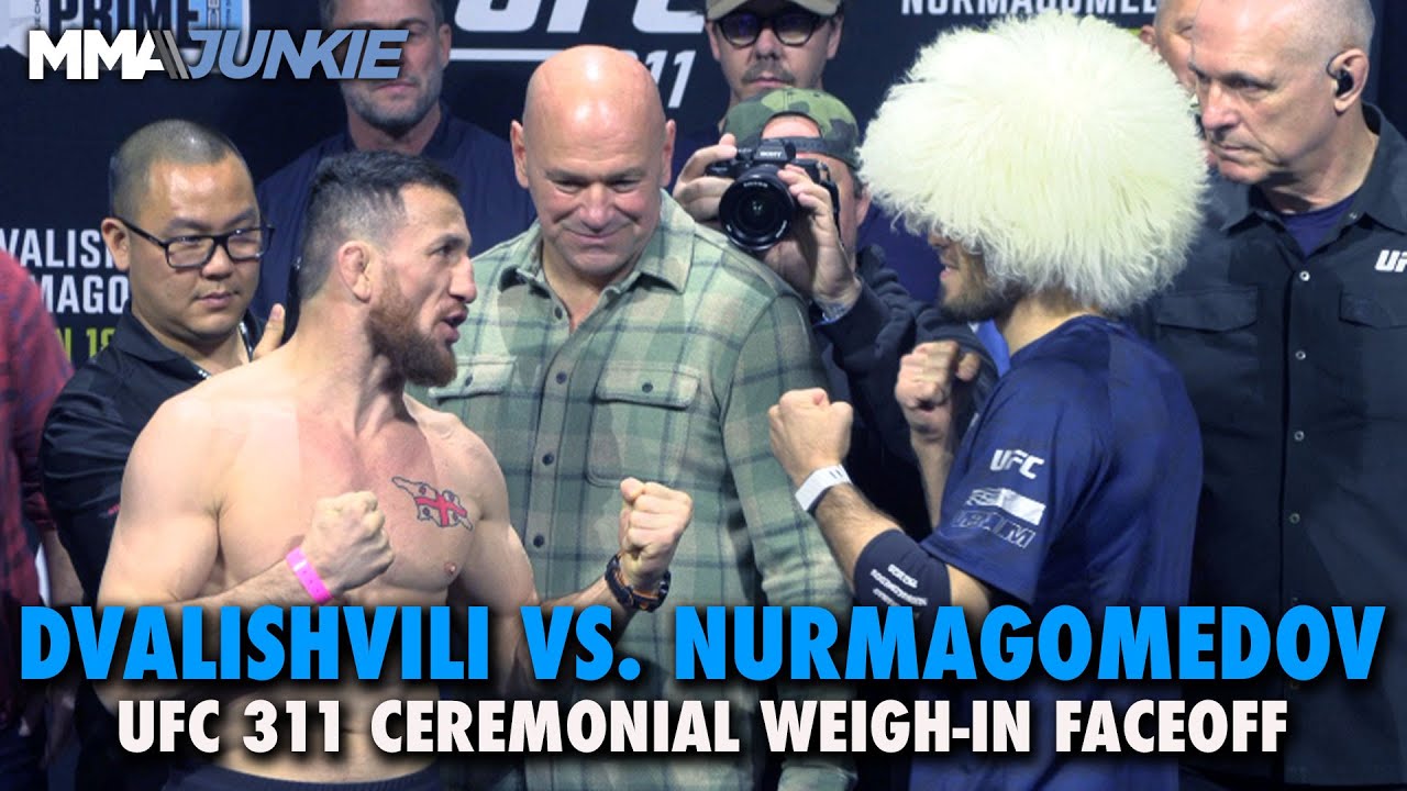 Merab Dvalishvili vs. Umar Nurmagomedov Final Faceoff for Title Grudge ...