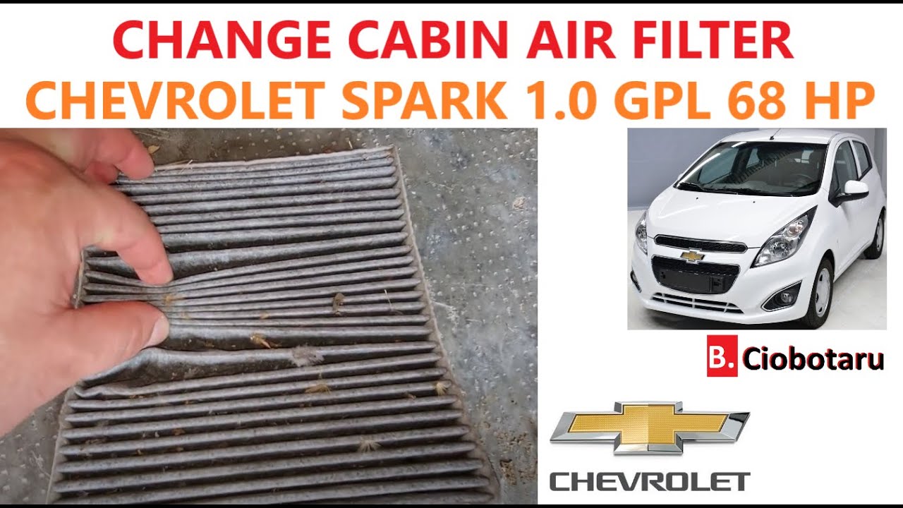 How to change your cabin air filter in your Chevrolet Spark (2010) 1.0 ...