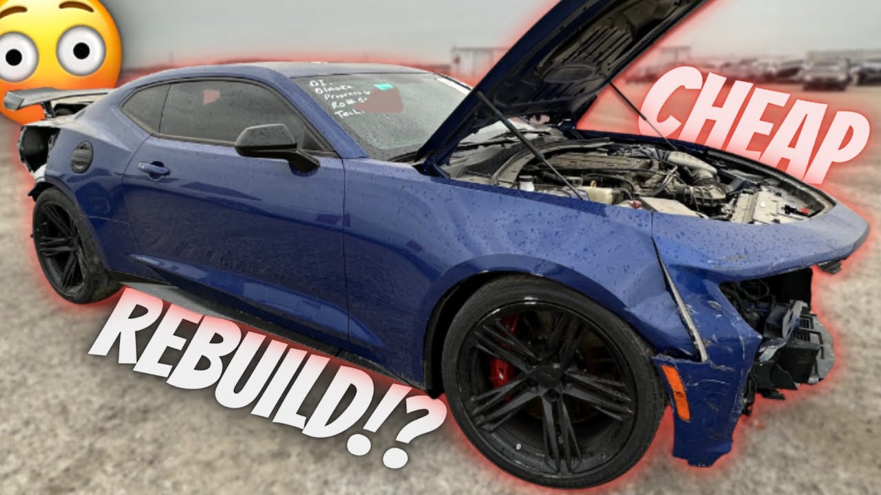 Buying TOTALED Camaro ZL1's CHEAP At Salvage Auction! - YouTube