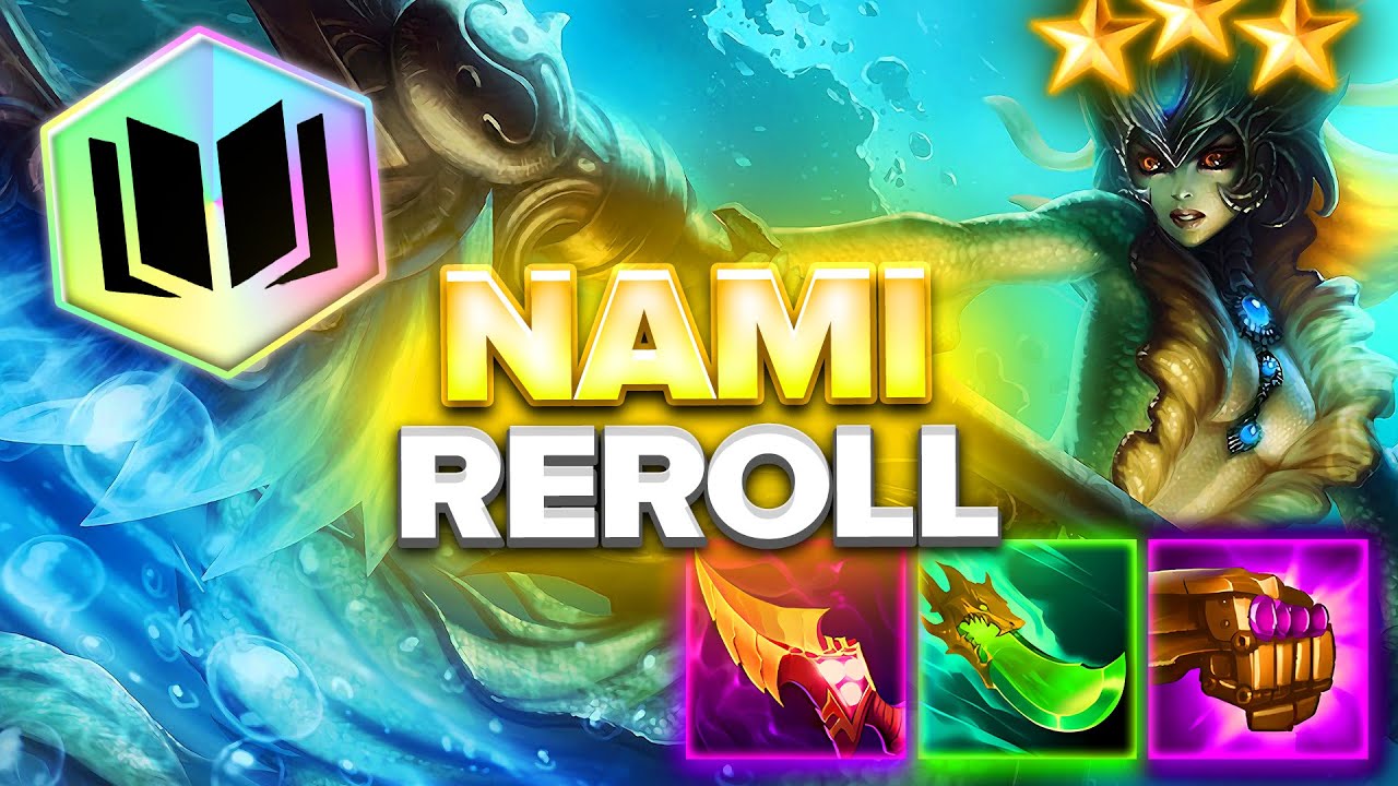 *FREE LP* SORCERER NAMI REROLL IS INSANE!!! | Teamfight Tactics Set 13 ...