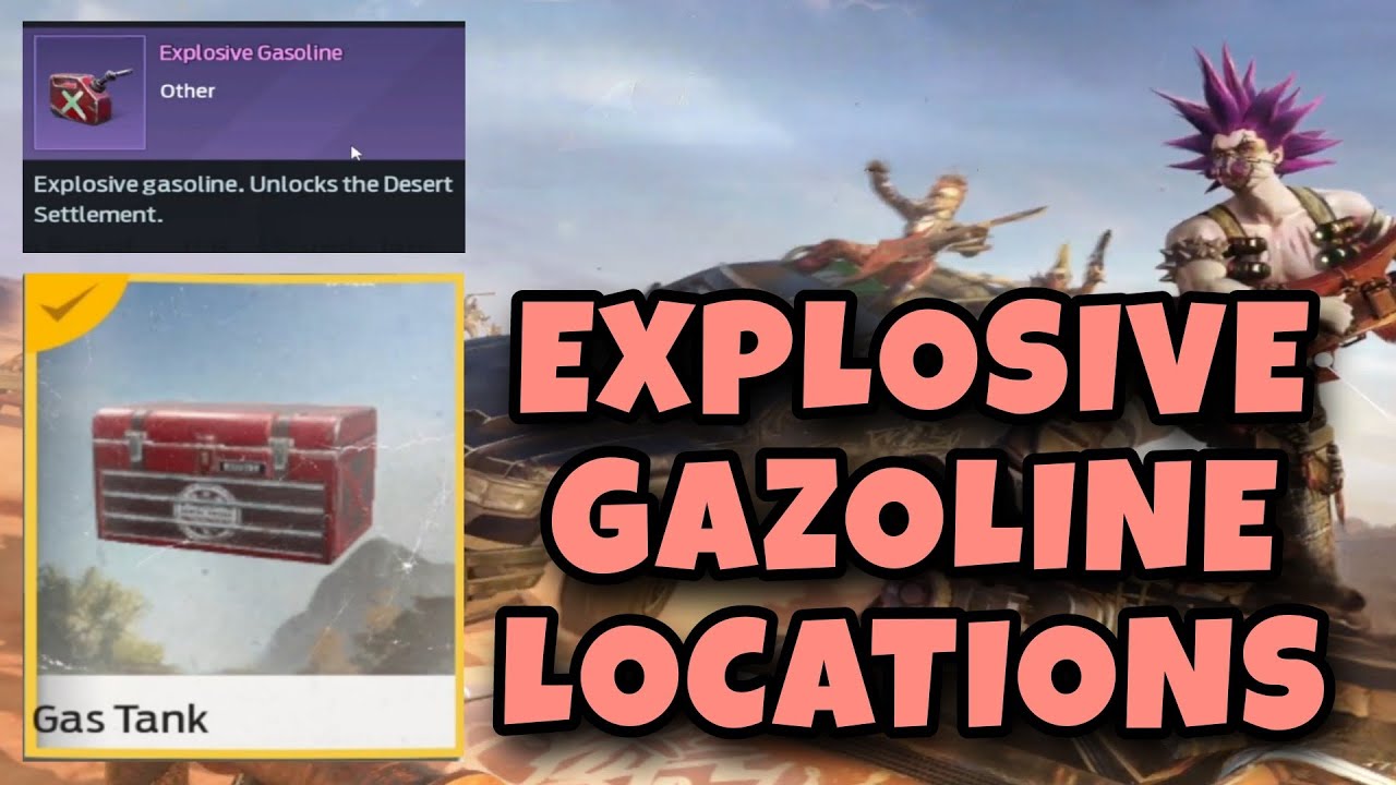 GAZ TANK LOCATIONS IN UNDAWN - Golden desert exploration - how to ...