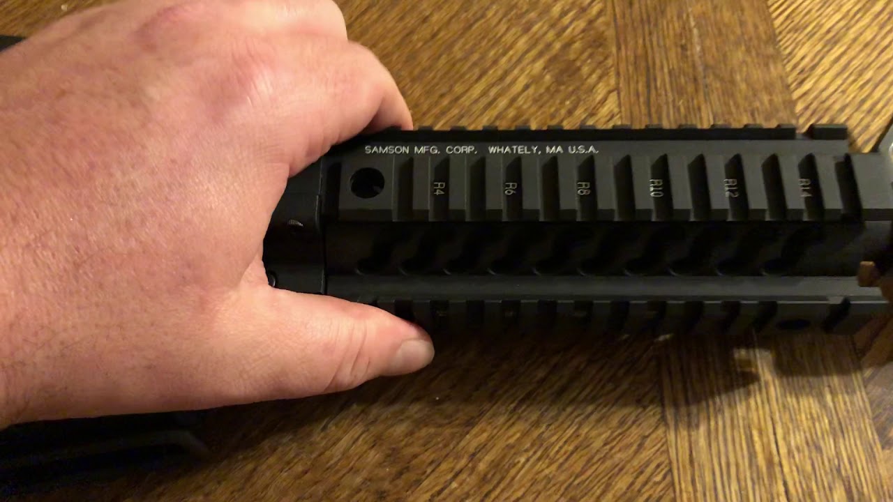 Samson Star C Quad Rail Handguard - YouTube
