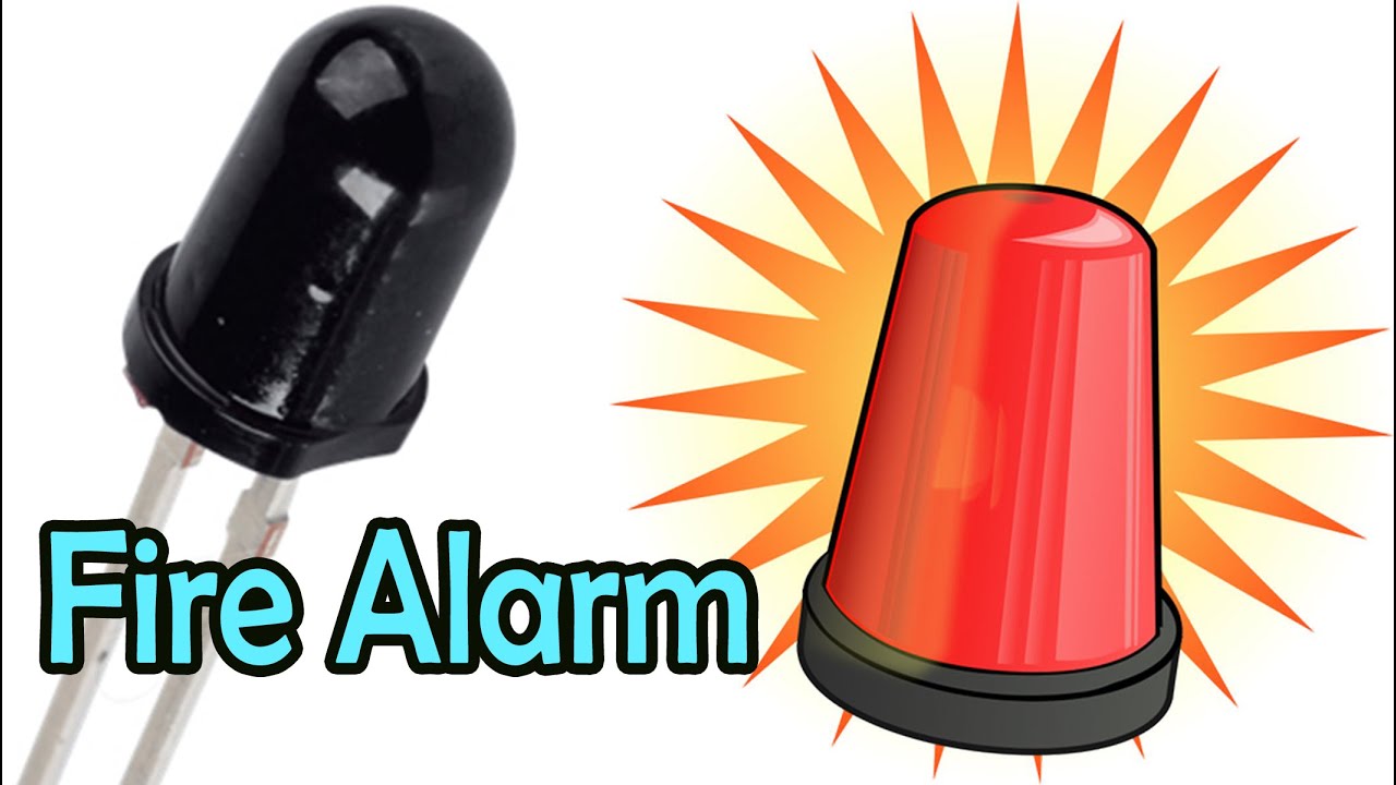 Make A Fire Alarm Using BC557 And Photodiode - YouTube