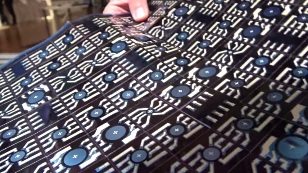 ISORG flexible photo diodes for biometrics - YouTube