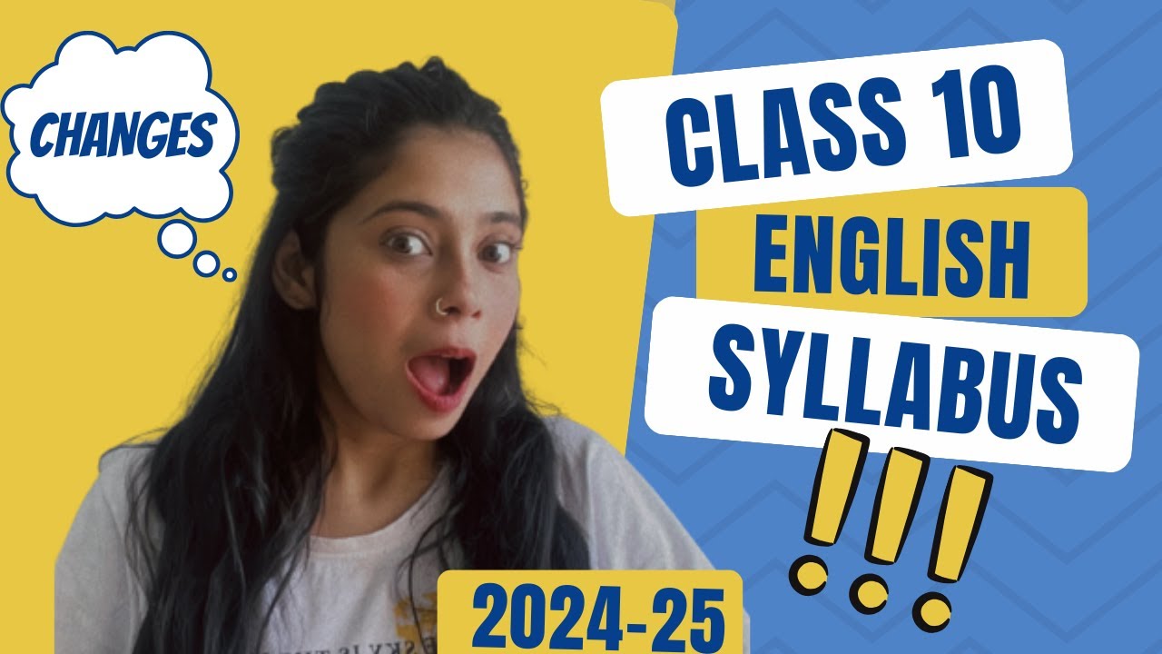 Class 10th English New Syllabus 2024-25 | Class 10th Syllabus | Taniya ...