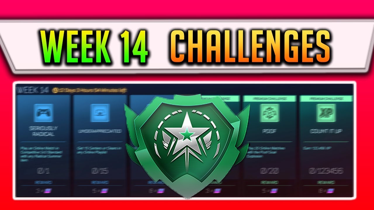 Rocket Pass 3 WEEK 14 CHALLENGES (Poof Goal Explosion/Guardian GXT ...