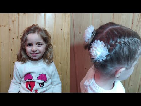 Hairstyle For Little Girl | Qız Saç Düzümü 4