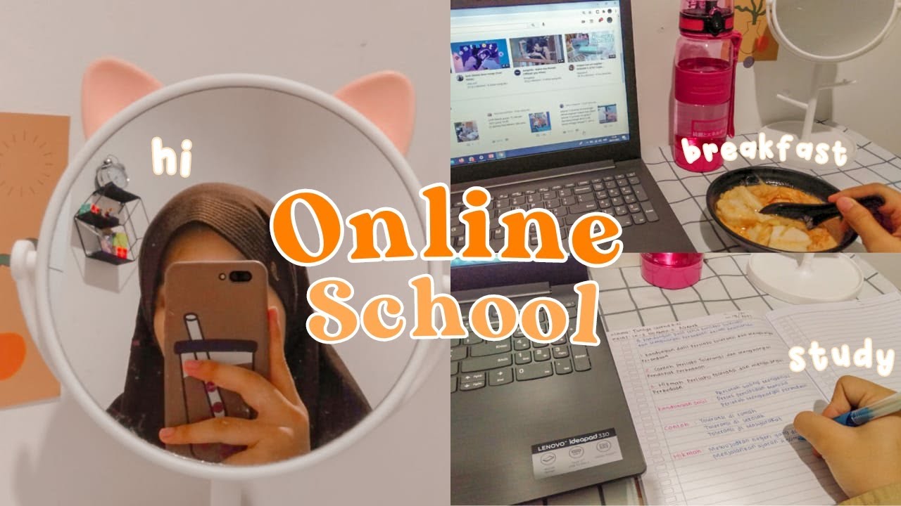 online school day in my life 📖|indonesia - YouTube