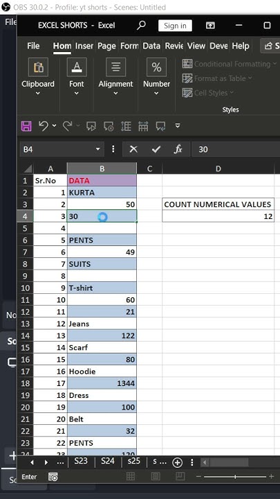 Excelshortsexcel Shorts Videos Exceltips Ms Excel Tutorial Exceltricksexcel Interview