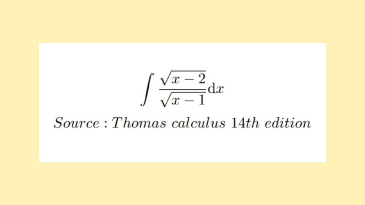 Random Integral - YouTube