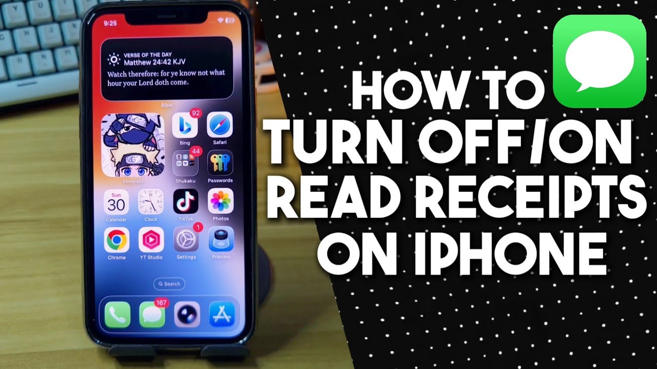 How to Turn OFF or ON Read Receipts on iPhone (iMessage Settings ...