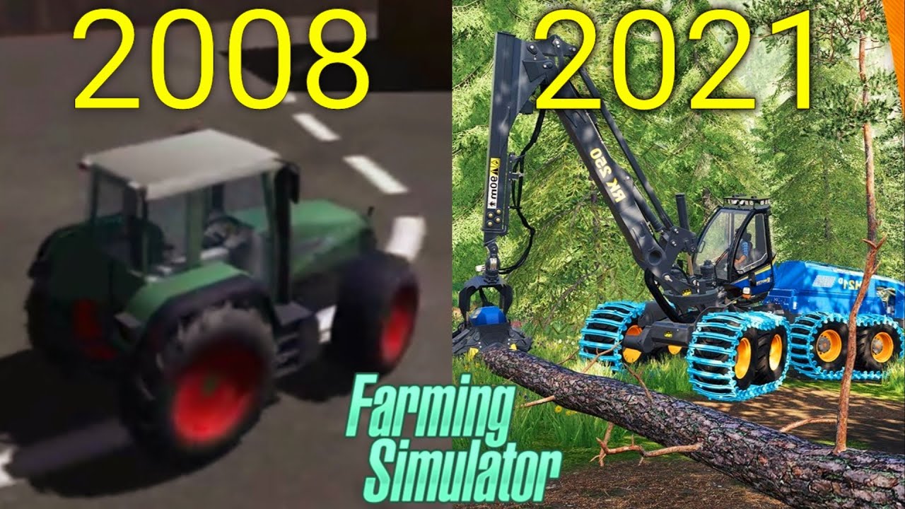 Evolution Of Farming Simulator Games 2008-2021 - YouTube