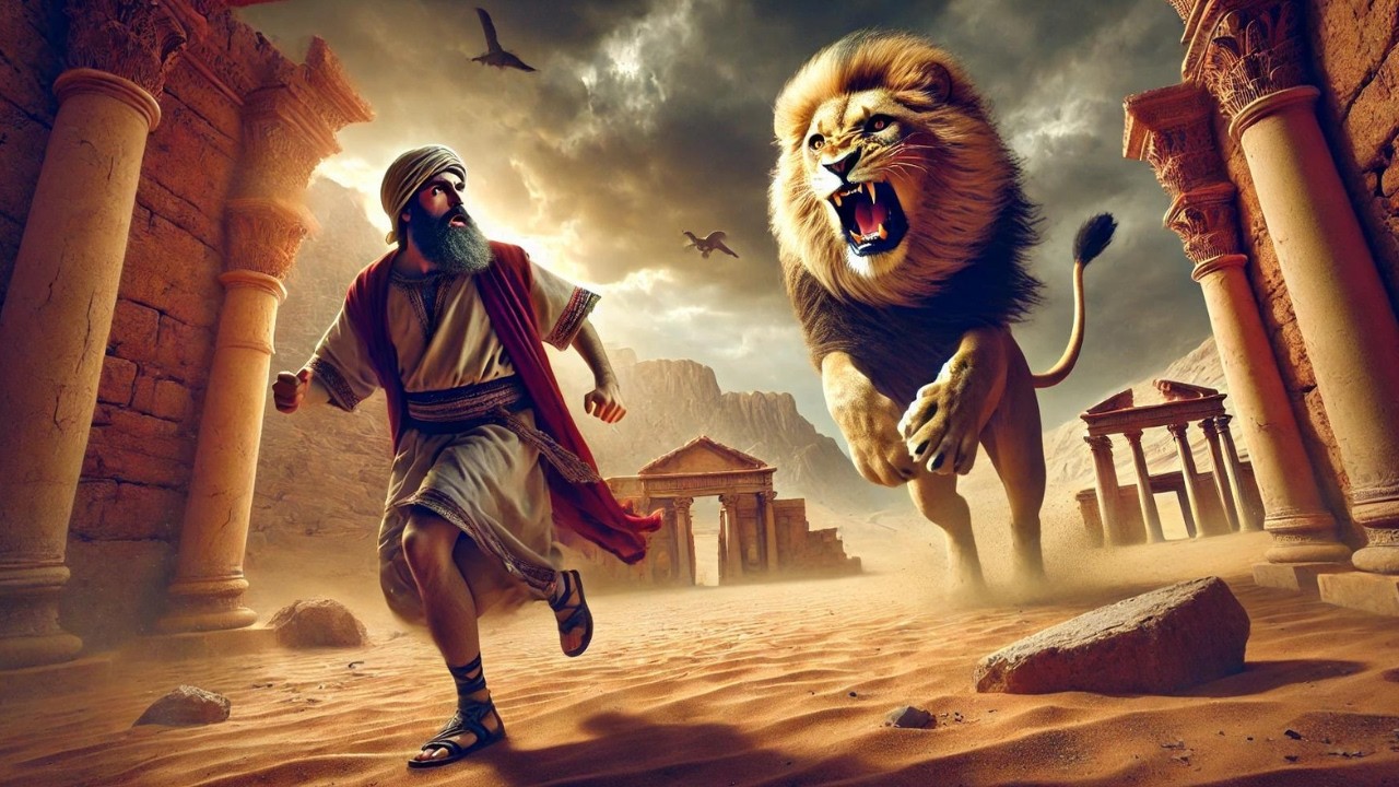 El Profeta Desobedeció a Dios y Enfrentó A Un León | Historia Biblica ...