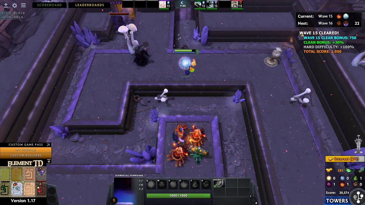 [Dota 2] Element TD - YouTube