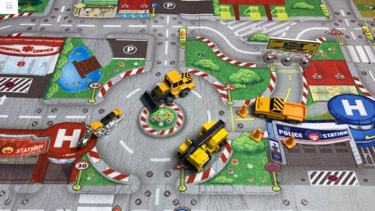 Munkagépek gyerekeknek mese - munkagépek dolgoznak - munkagépes mesék ...