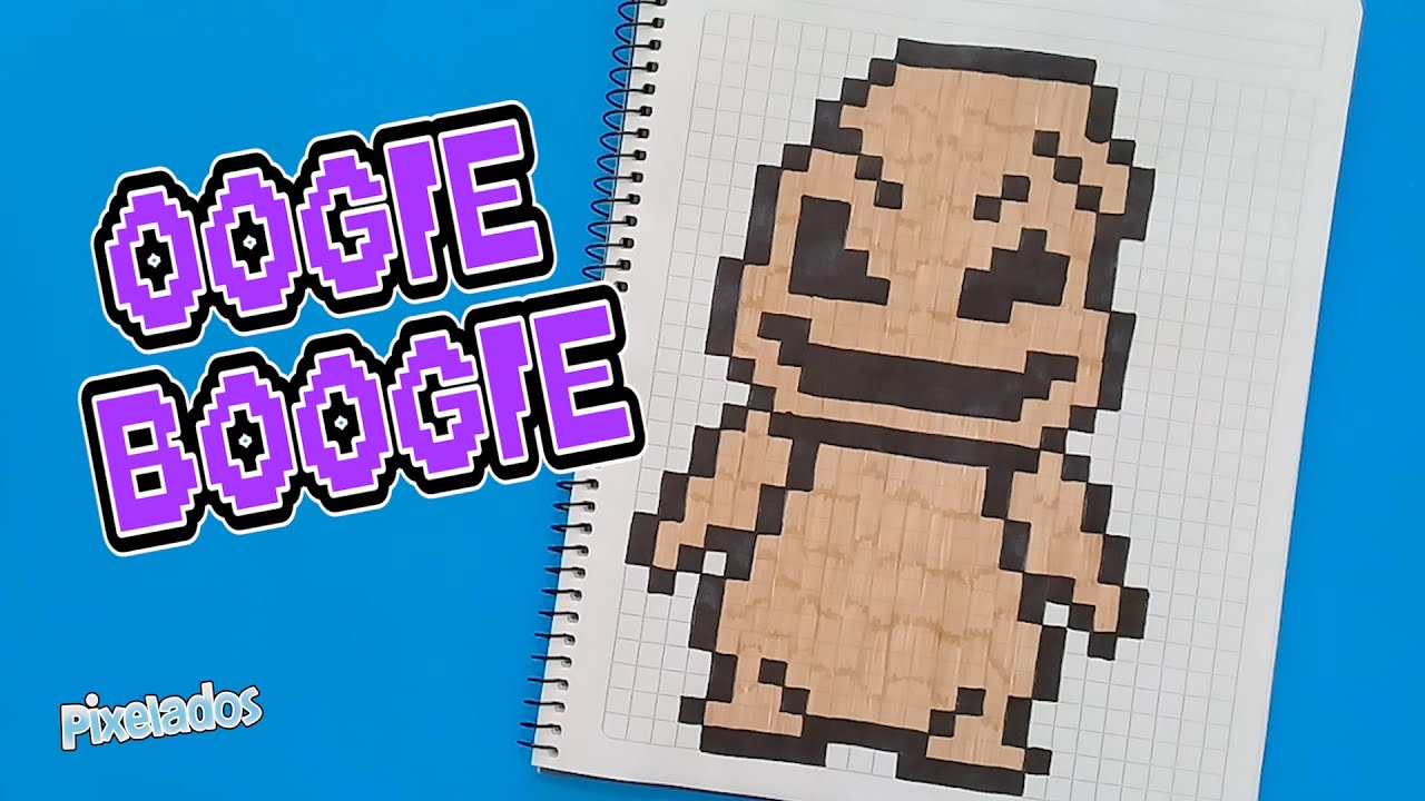 COMO DIBUJAR OOGIE BOOGIE PIXEL ART - PIXELADOS - YouTube