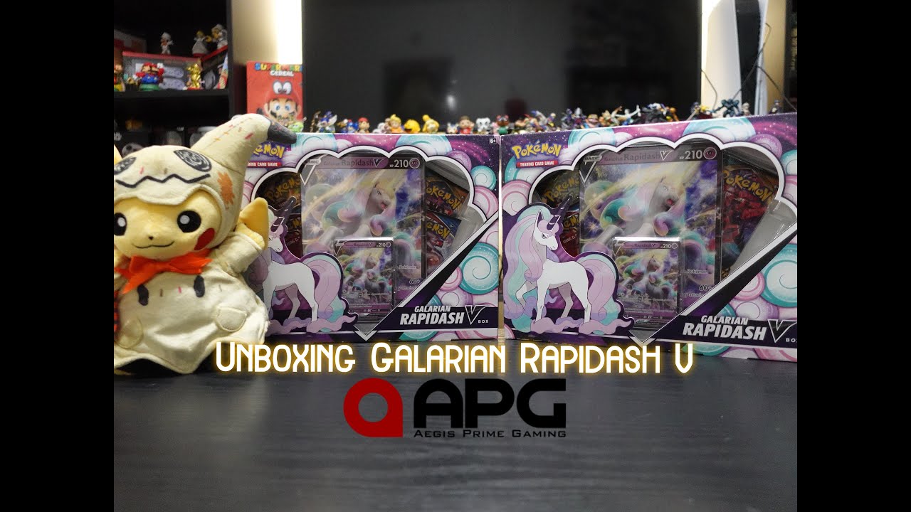 Unboxing Galarian Rapidash V Box!!!!! - YouTube