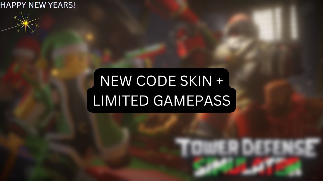 NEW CODE SKIN + NEW LIMITED GAMEPASS | ROBLOX - Tower Defense Simulator ...