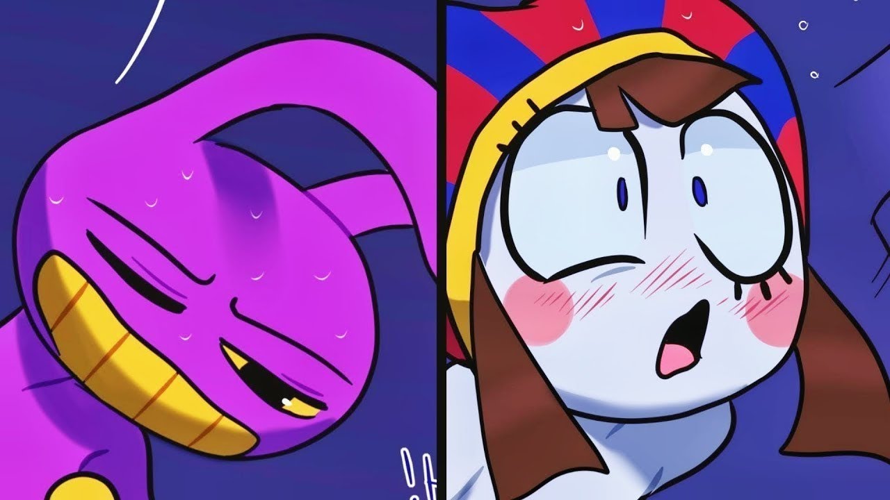 Pomni X Jax Sleepover New Version Amazing Digital Circus Comic Dub