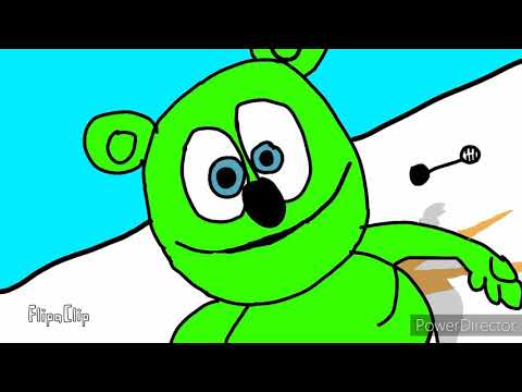 Gummy bear Flipaclip HD Song portuguese eu vou pra caninade