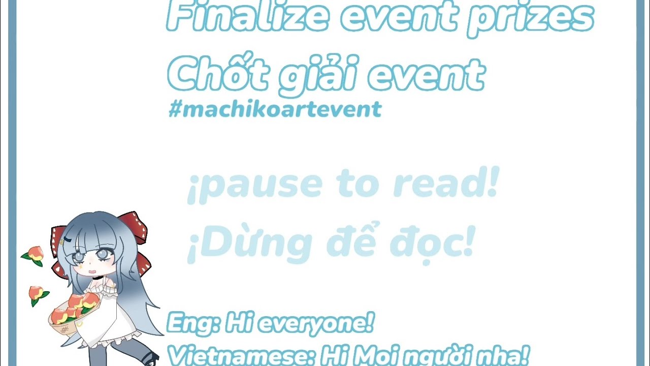 Finalize event prizes - Chốt giải Event #machikoartevent - YouTube
