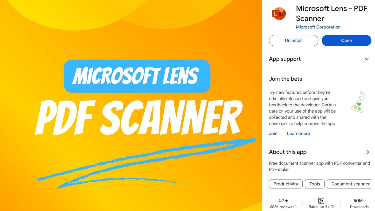 How to use Microsoft lens pdf scanner app in your Mobile - YouTube