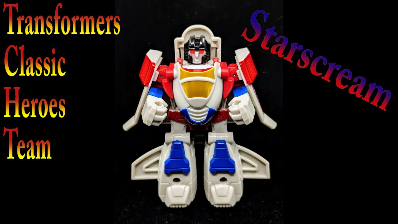Chuck's Reviews Transformers Classic Heroes Team Starscream - YouTube