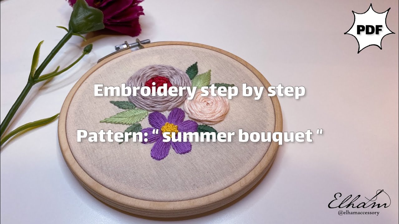 How to Embroider Flowers (Beginner Friendly!) - YouTube