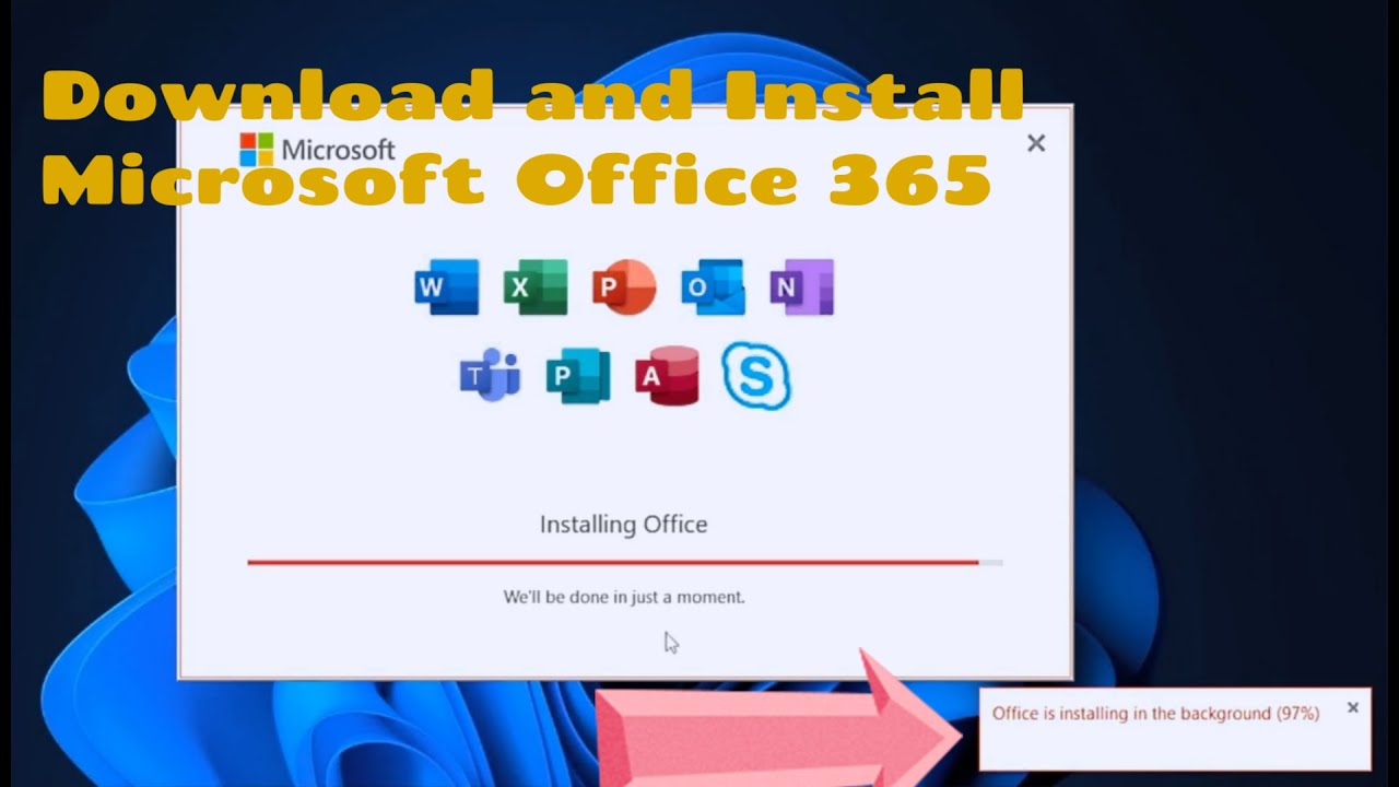 Tutorial Download dan Instal Microsoft Office 365 (free) - YouTube