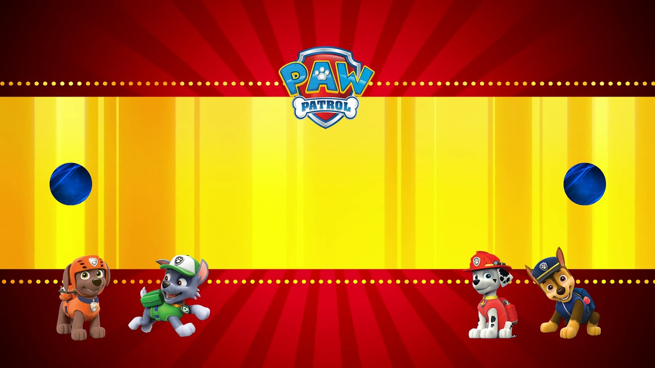 Paw patrol Background - YouTube