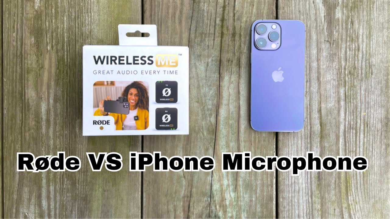 Unboxing and comparing Røde Wireless ME to iPhone 14 Pro Max microphone ...