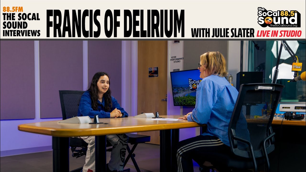 Francis of Delirium Interview with Julie Slater on 88.5FM The SoCal ...