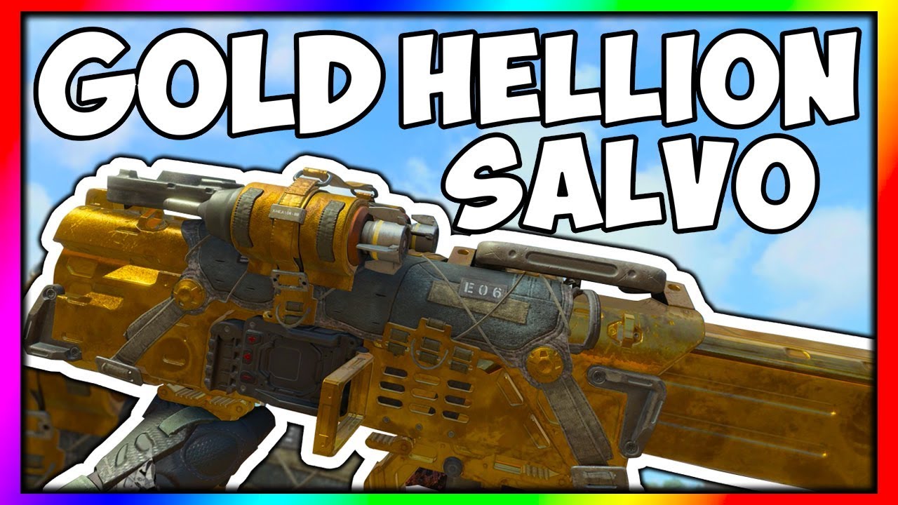 HOW TO GET GOLD CAMO FOR THE ROCKET LANCHER - HELLION SALVO IN COD: BO4 ...