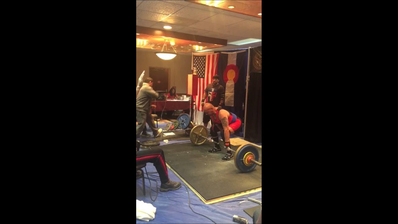 NASA Powerlifting Colorado State Meet 26 March 2016 Final Deadlift at ...