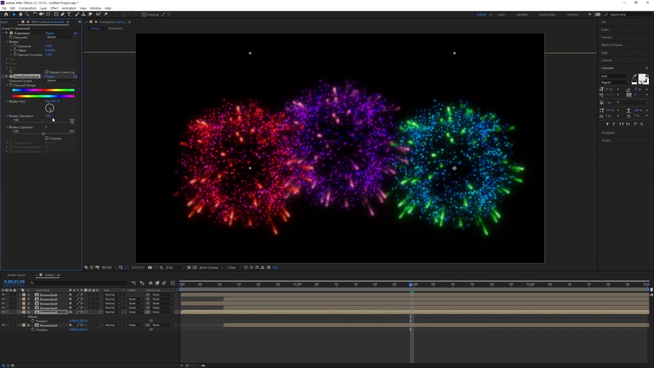 Maya particle - fireworks (part 2/2) - YouTube