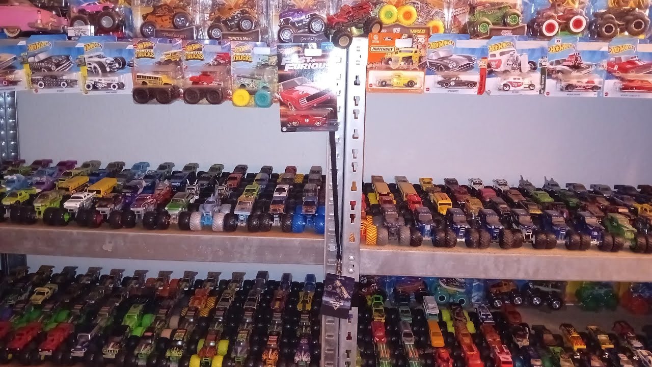Monster Truck Diecast Collection Video #10 (850+Trucks)!! - YouTube