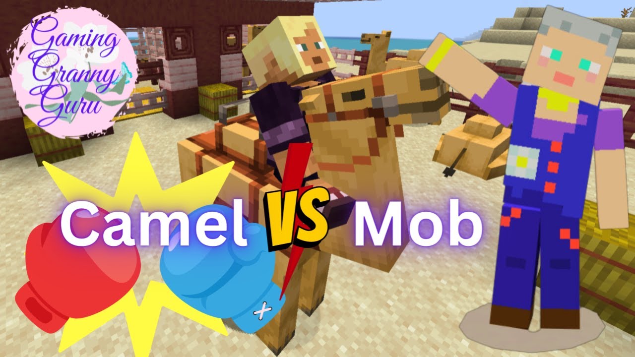 The Fearless Minecraft Camel Vs. The Evil Mob: Who Will Win? - YouTube