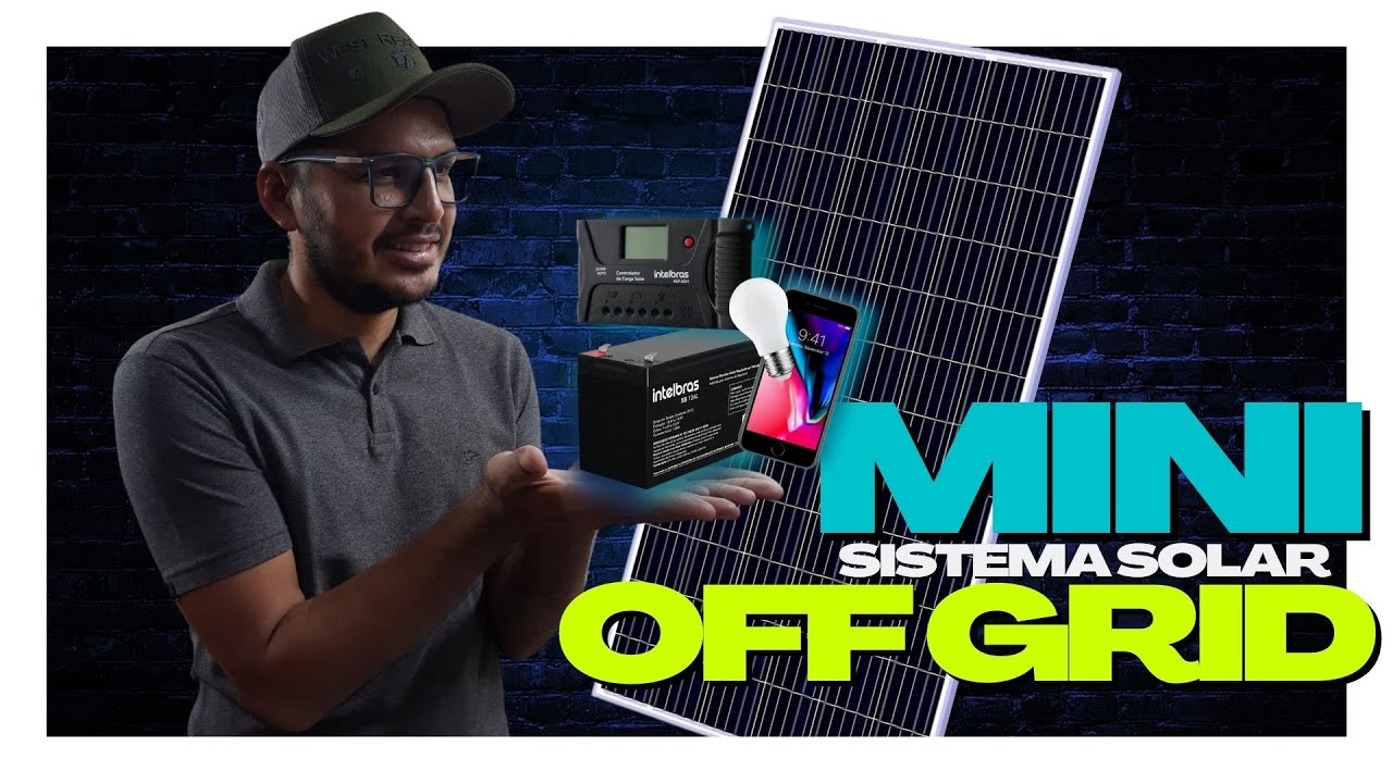 😱Mini Sistema Solar Off Grid Simples Fácil e Barato💵🤗 - YouTube