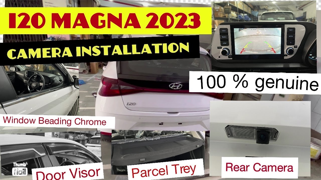 HYUNDAI NEW i20 MAGNA REAR CAMERA i20 FACELIFT MODIFIED 100 % GENUINE ...