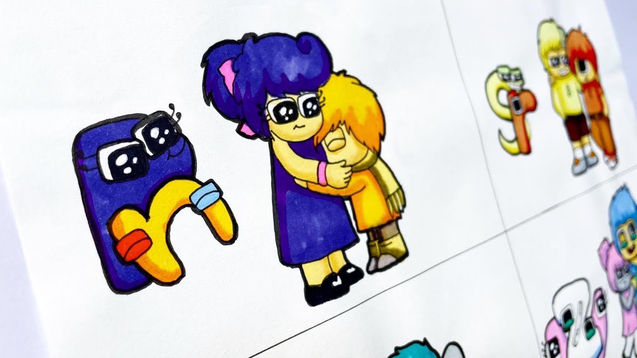 [ H&H Art ] Drawing baby alphabet lore | Humanized Alphabet Lore Kids ...