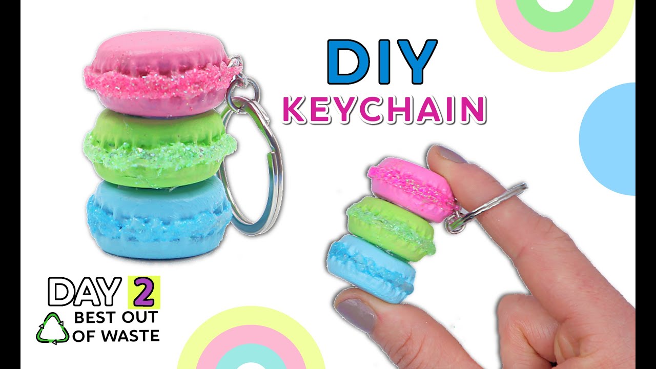 DIY AMAZING KEYCHAIN AT HOME - Making Easy Key chain - Best Out Of ...